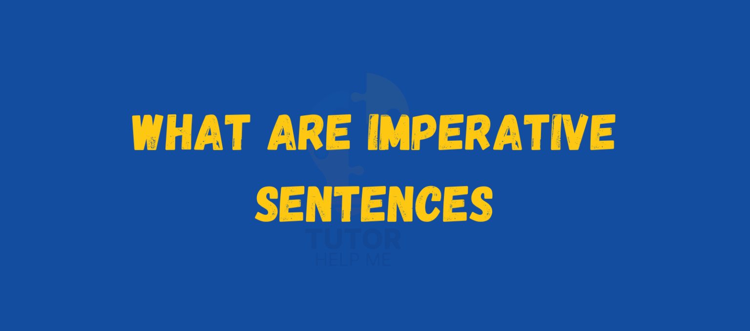 What Are Imperative Sentences? Types and Use with Examples