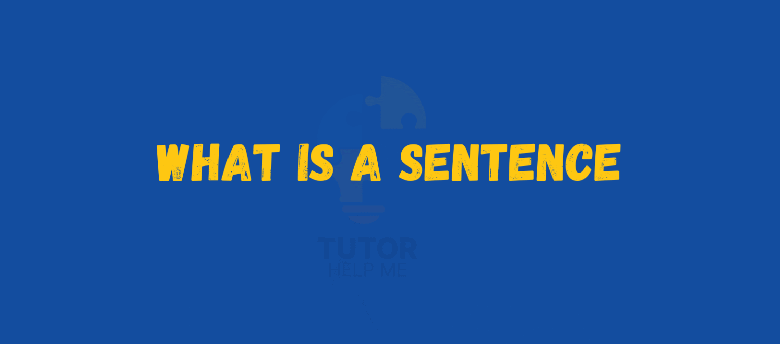 What Is a Sentence? Structure and Types of Sentences