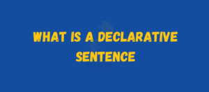 What is a Declarative Sentence? Types, Uses and Examples